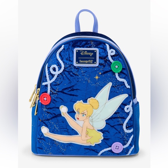 Loungefly | Bags | Nwt Loungefly Disney Tinkerbell Velvet Light Up ...